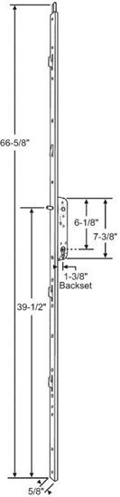 Semco Window Parts Semco Sliding Door Multi-Point Lock SS108